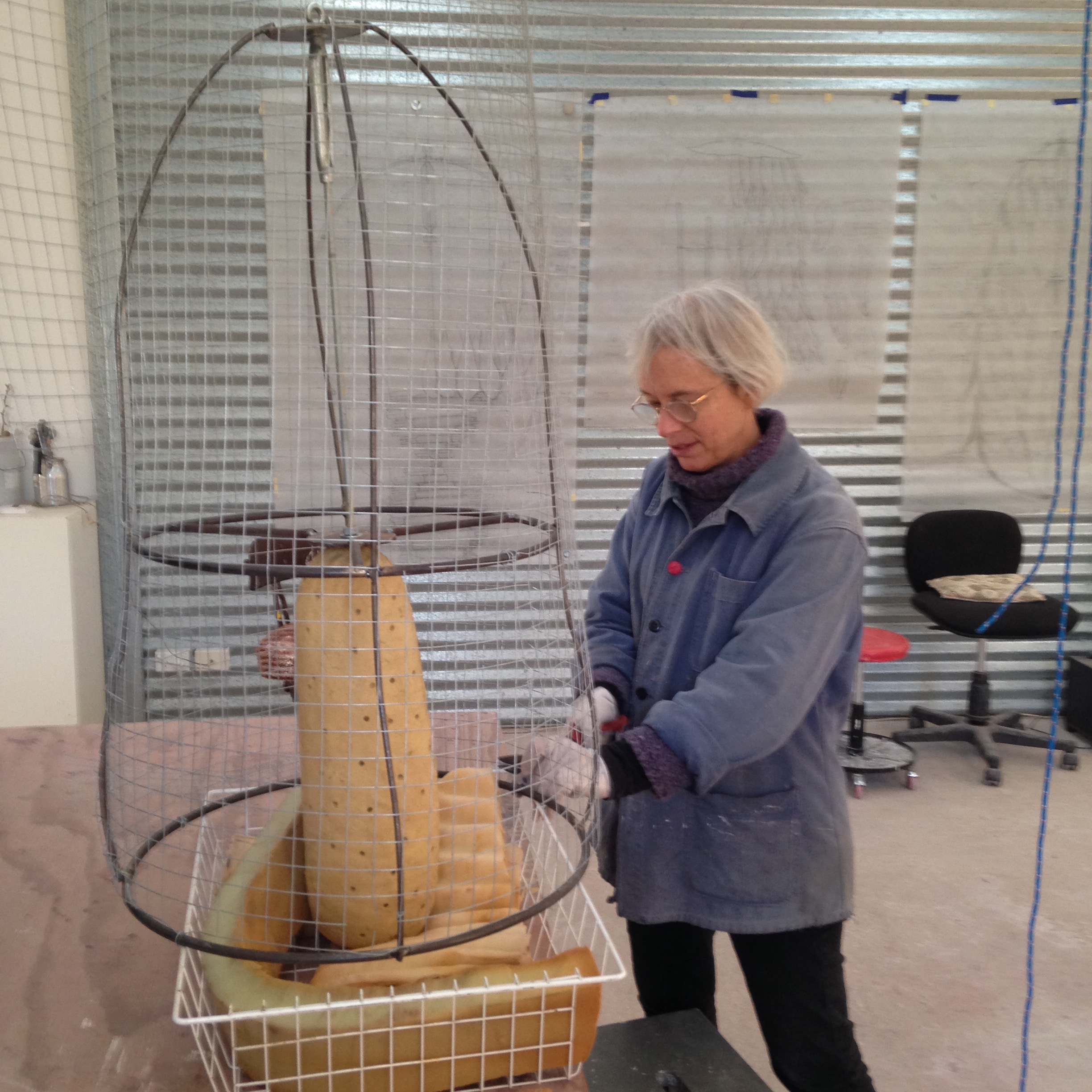 Bee Bell Assemblage at Cloudfarm Studios – Celeste Coucke